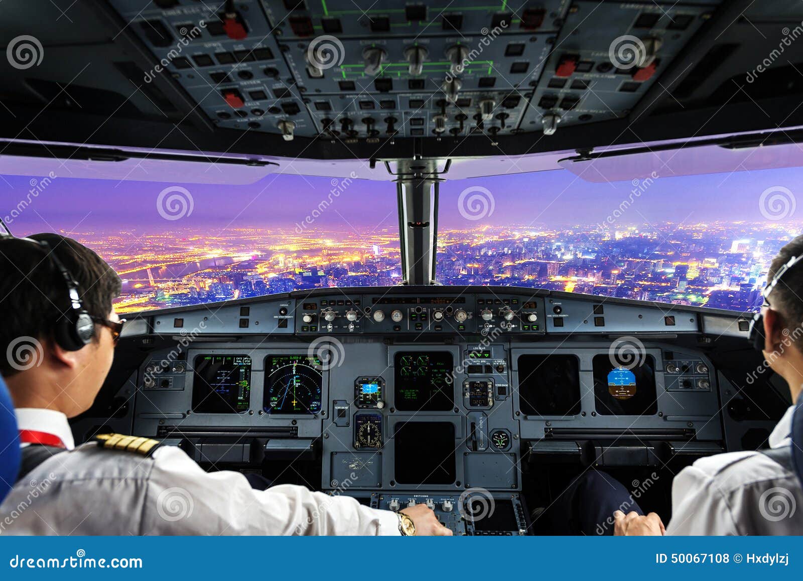 Plane cockpit editorial stock photo. Image of coordination - 50067108