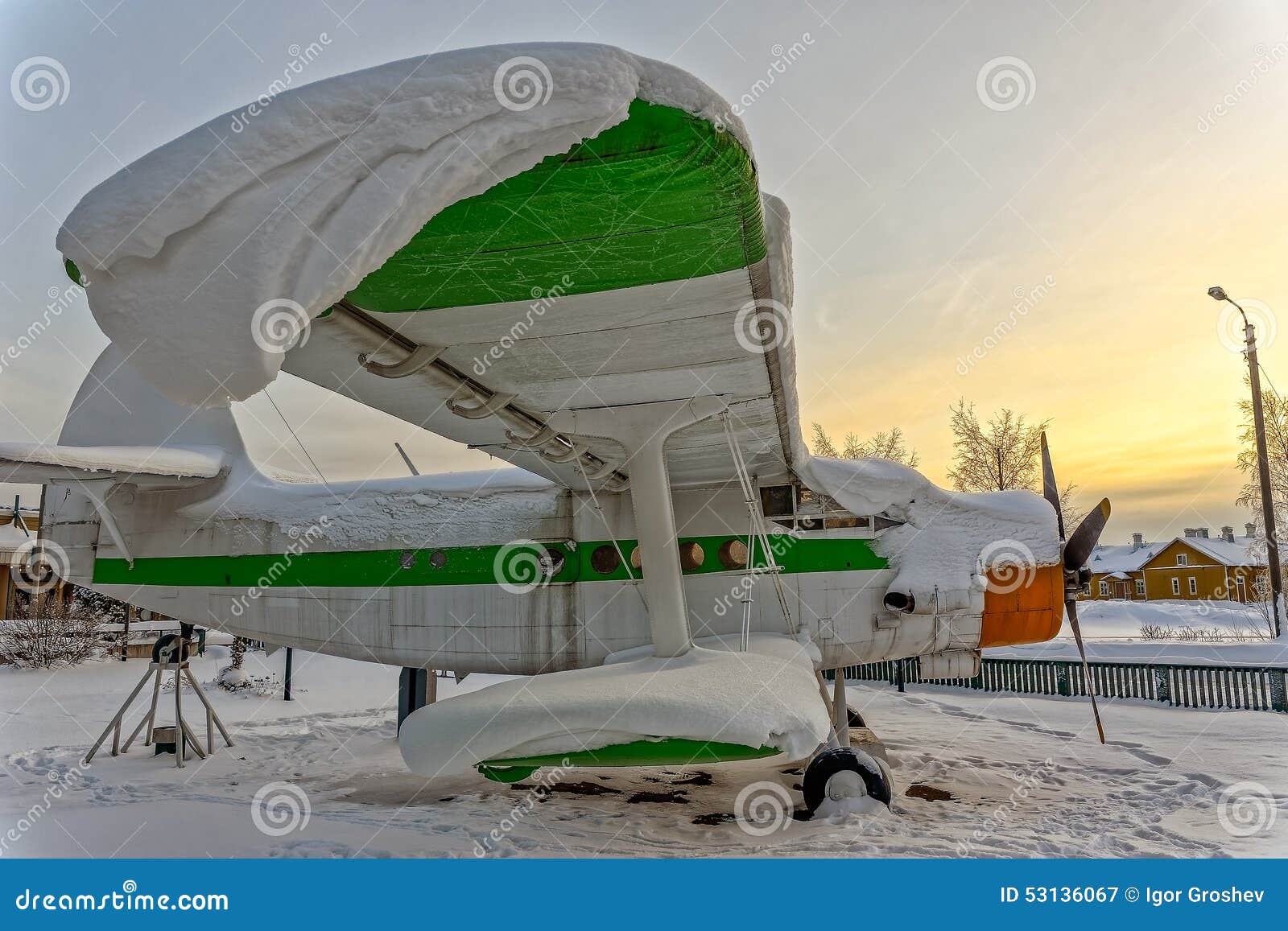 Plane covered snow stock image. Image of winter, wing - 53136067