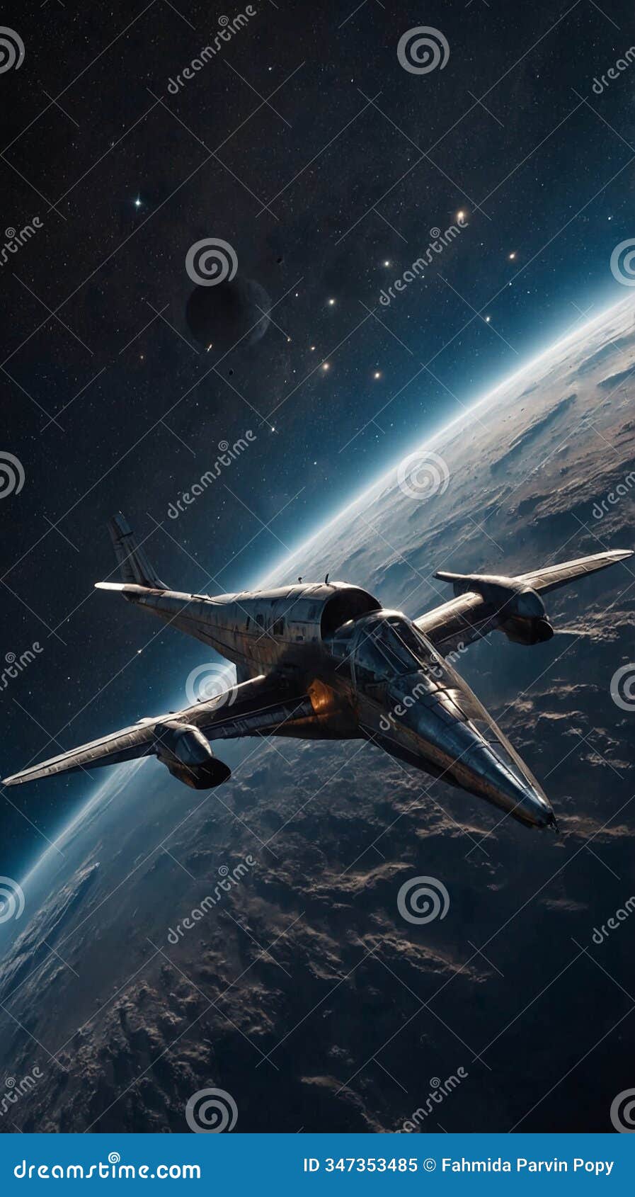 Plane Crash.a Hyper-realistic Scene of a Plane Soaring through Vibrant ...