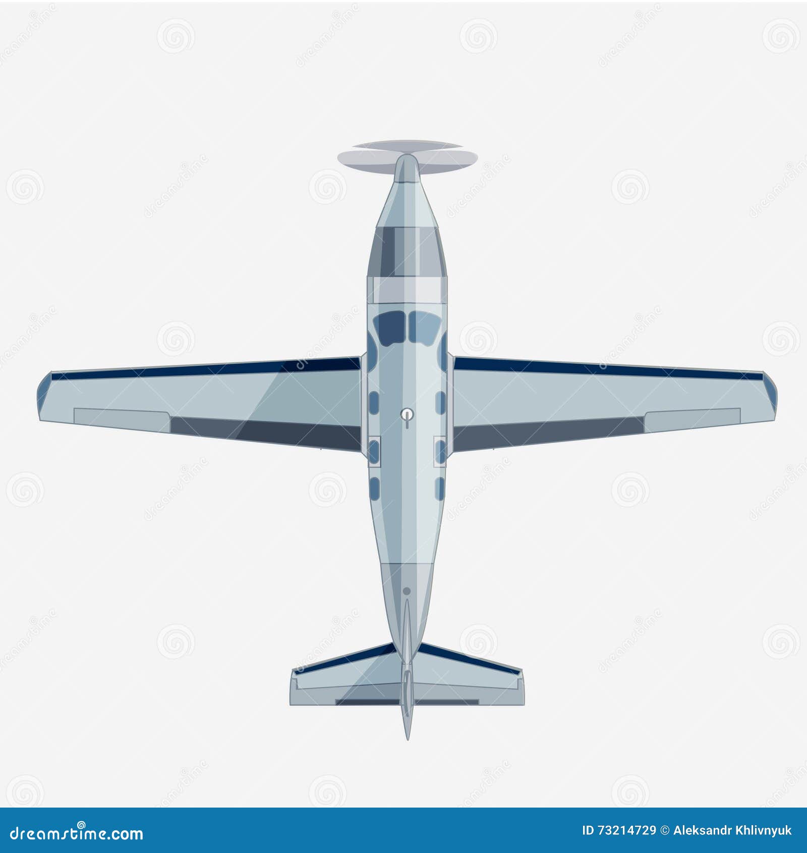 Plane in flat style. stock illustration. Illustration of flight - 73214729