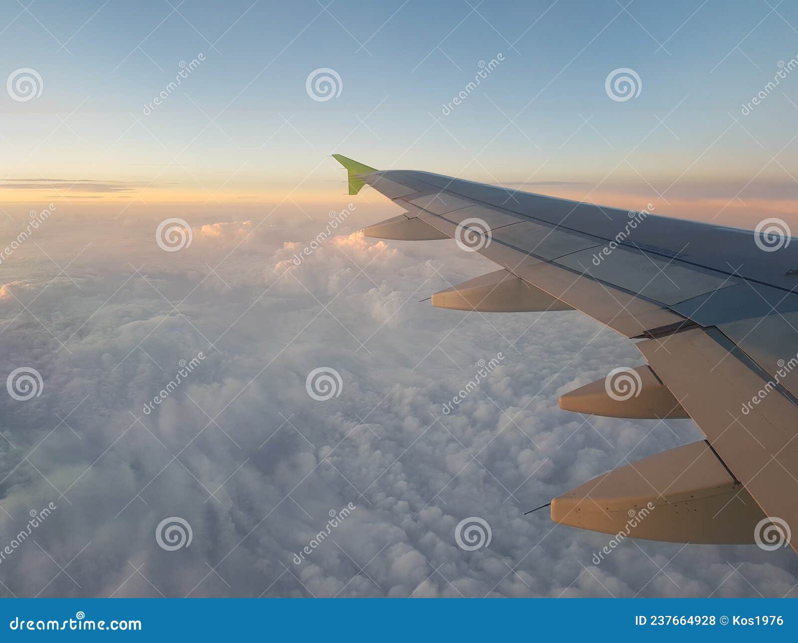The Plane is Flying among the Clouds Stock Photo - Image of aeroplane ...