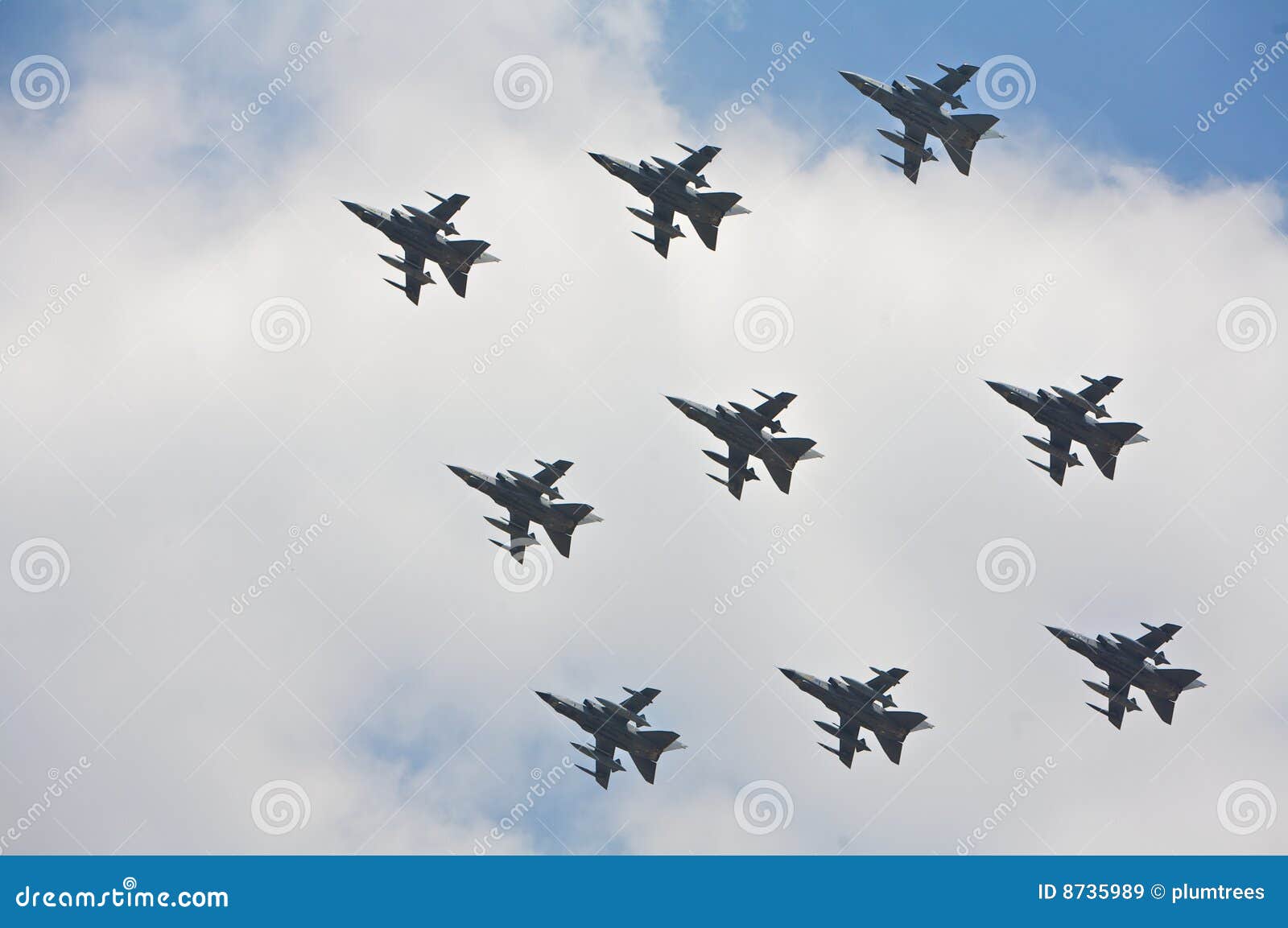 Plane, Flight Perfect Formation Stock Image - Image of championship ...