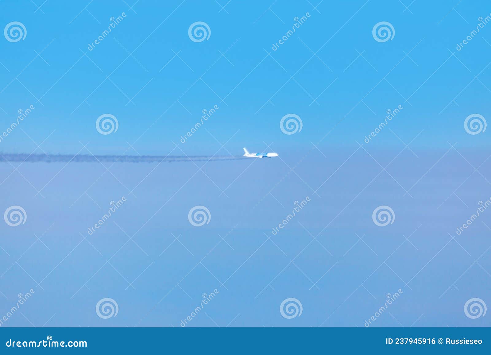 Plane in flight stock photo. Image of landscape, plane - 237945916