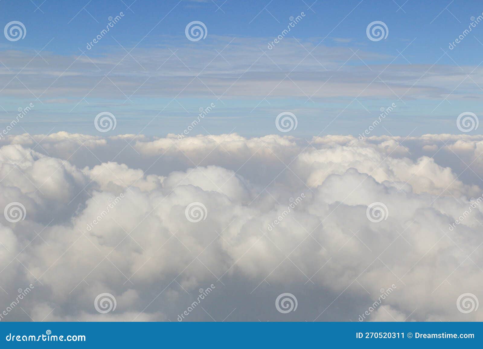 A Plane Fly with Cloud Blue Sky Stock Image - Image of soft, blue ...