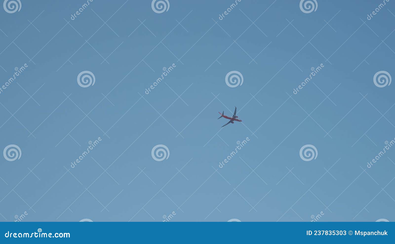 Plane Flying in Bright Blue Sky Stock Video - Video of birds, flying ...