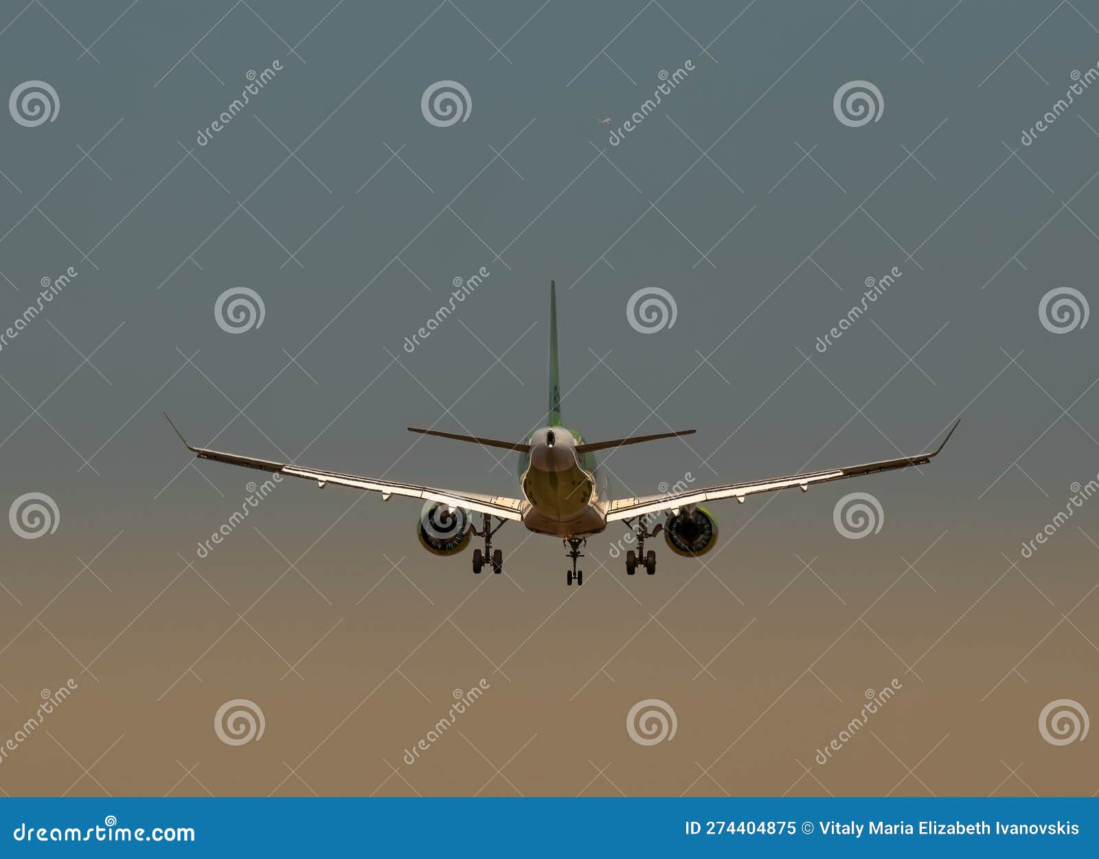 Boeing 737 Flying into Distance Stock Image - Image of nature, journey ...