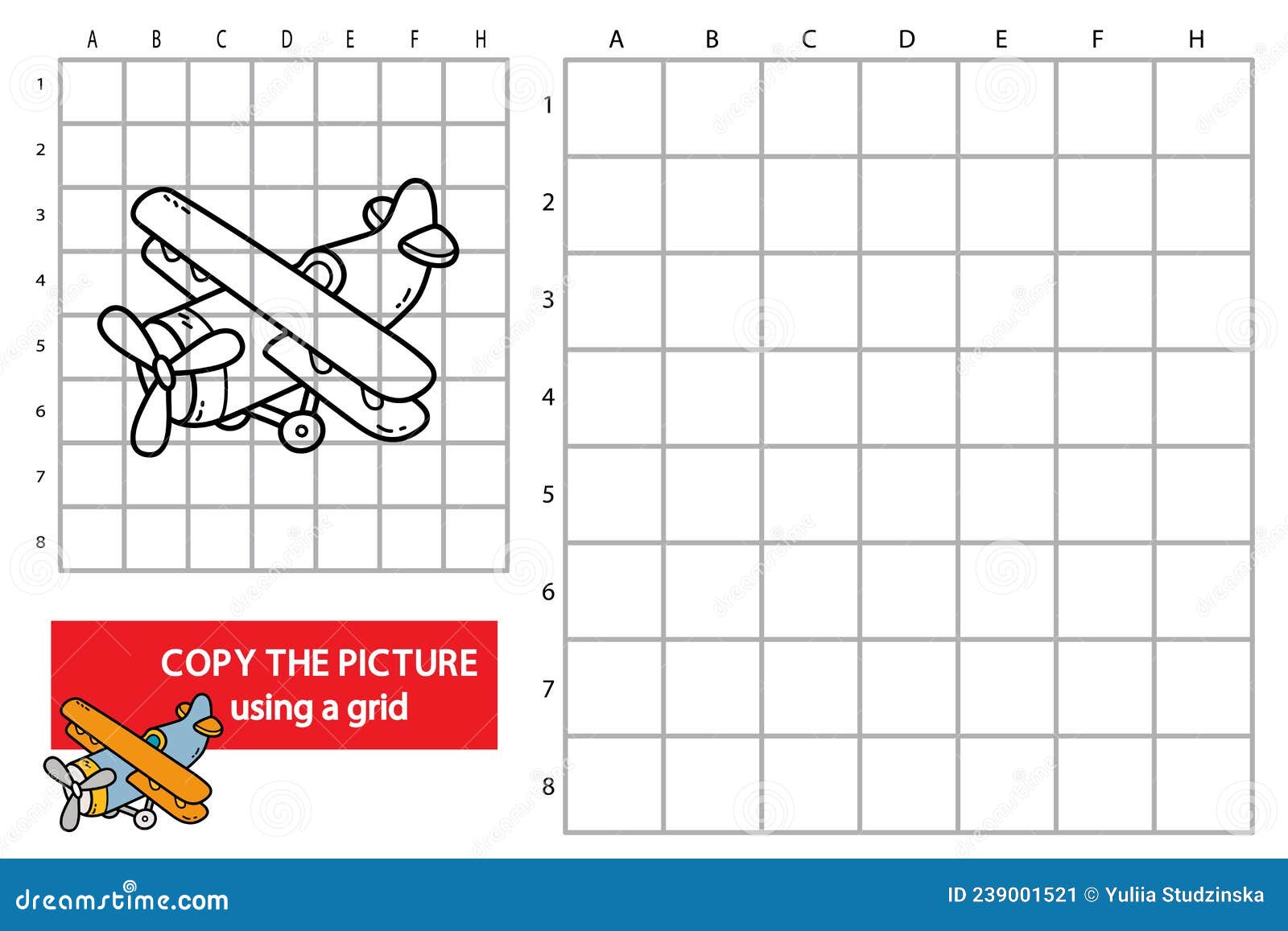 Plane grid copy picture stock vector. Illustration of outline - 239001521