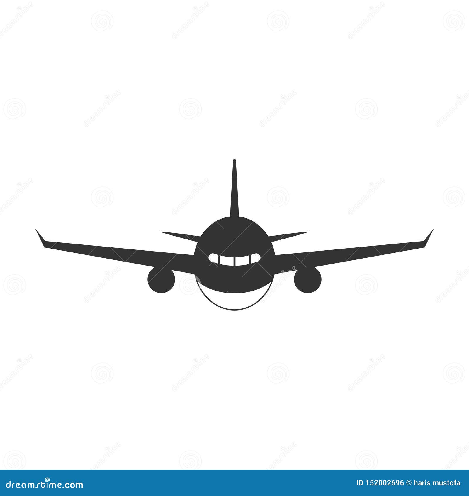 Plane Icon Graphic Design Template Vector Isolated Stock Vector ...