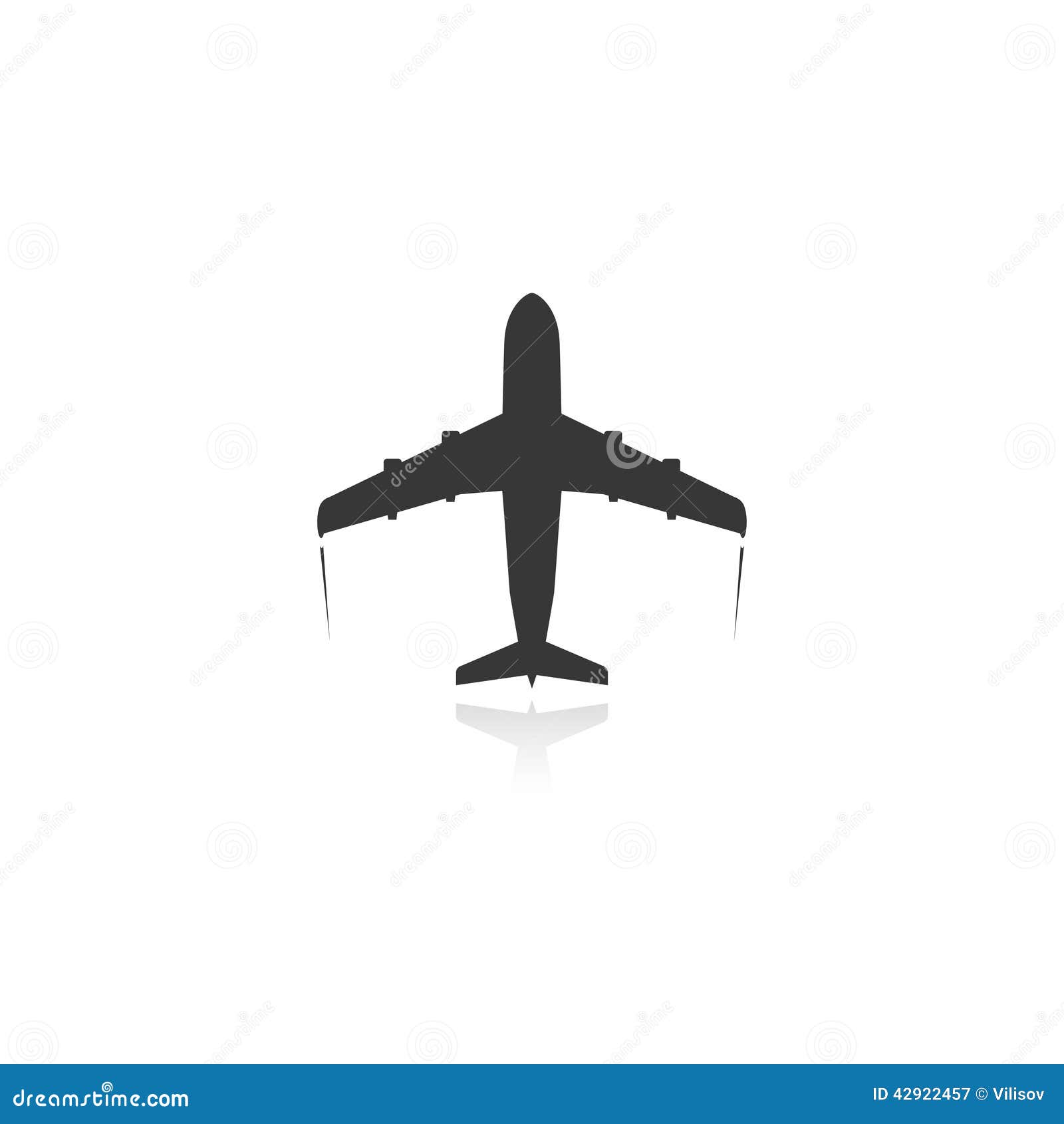 Plane icon stock vector. Illustration of arrive, airport - 42922457