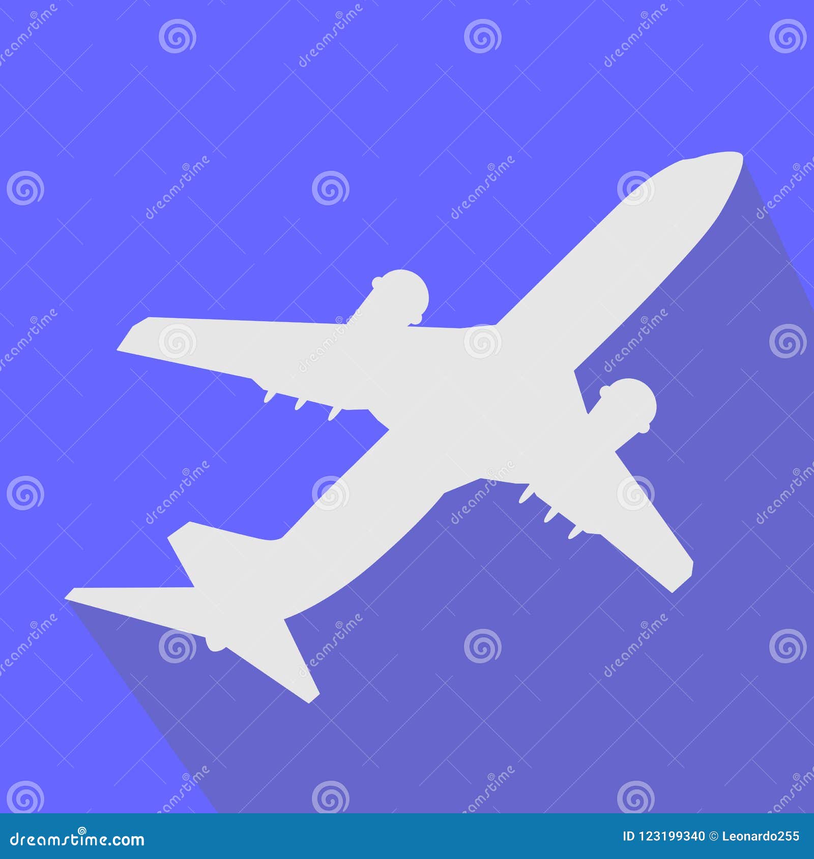 Plane Icon Simple Symbol for App Stock Vector - Illustration of object ...