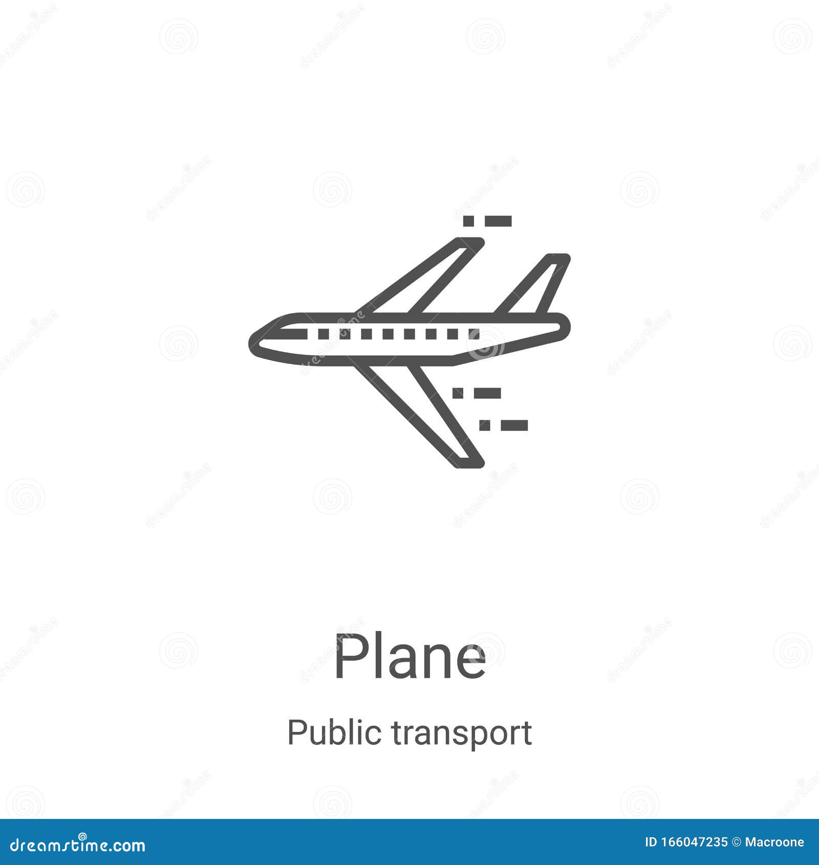 Plane Line Path. Airplane Directional Pathway, Map Dotted Trail And Fly ...