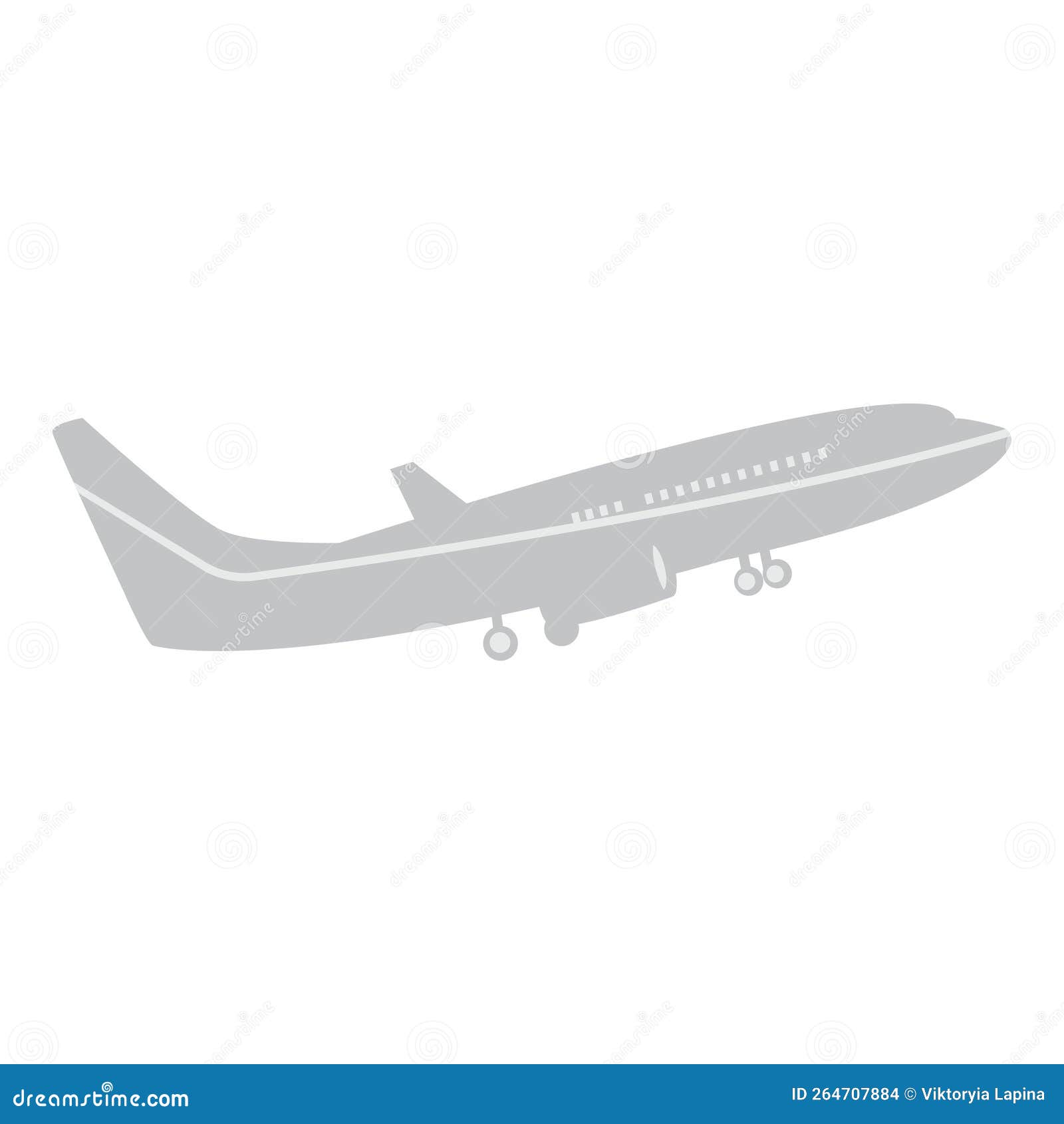 Plane Icon Vector, Solid Illustration, Pictogram Isolated on White ...