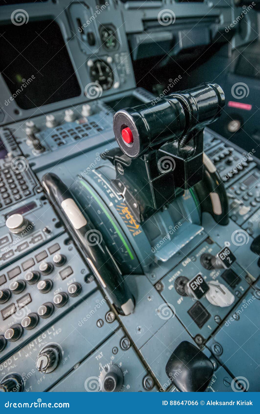 Plane inside the cockpit stock photo. Image of drive - 88647066