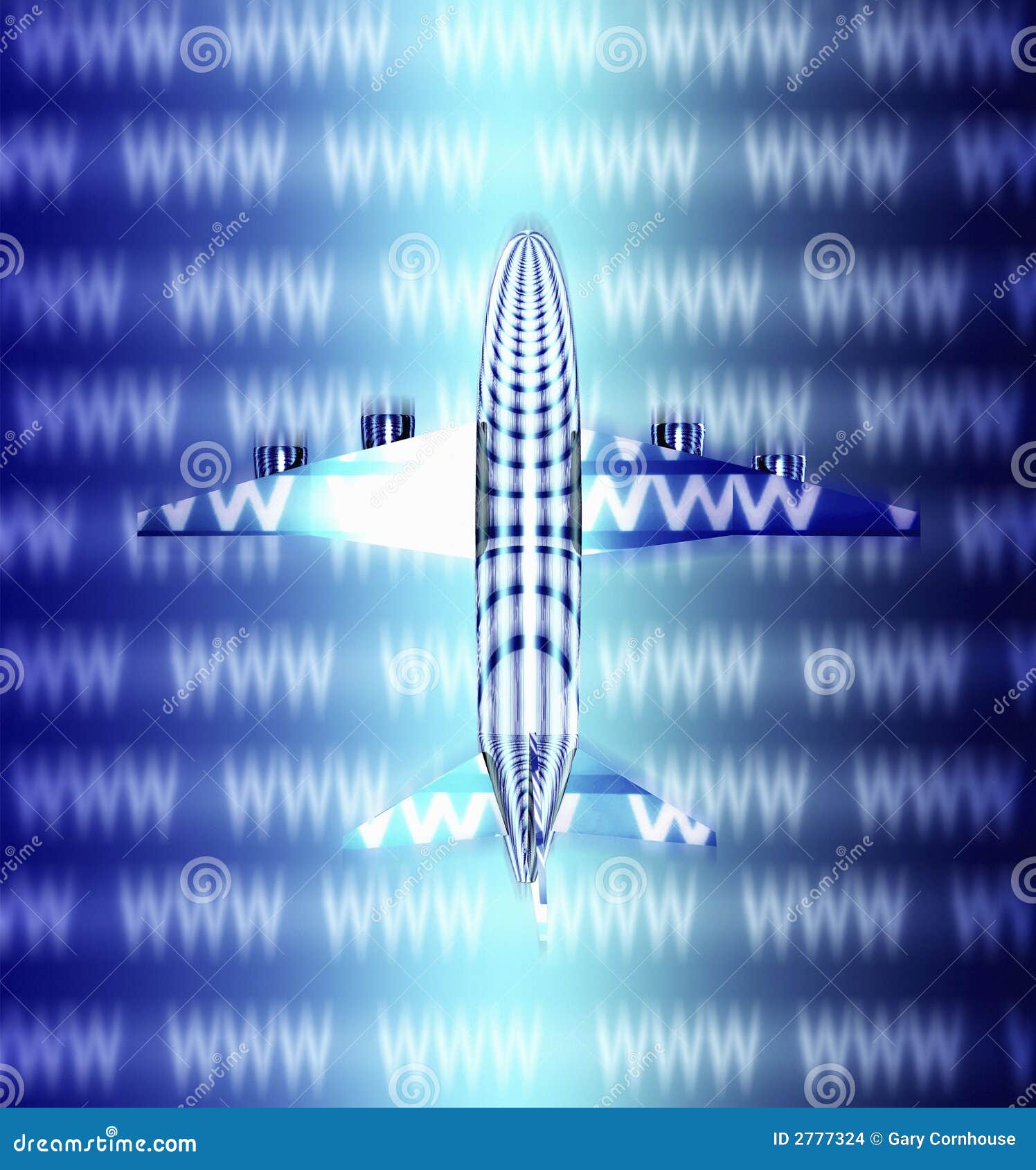 Plane with Internet Icons stock illustration. Illustration of vacation ...