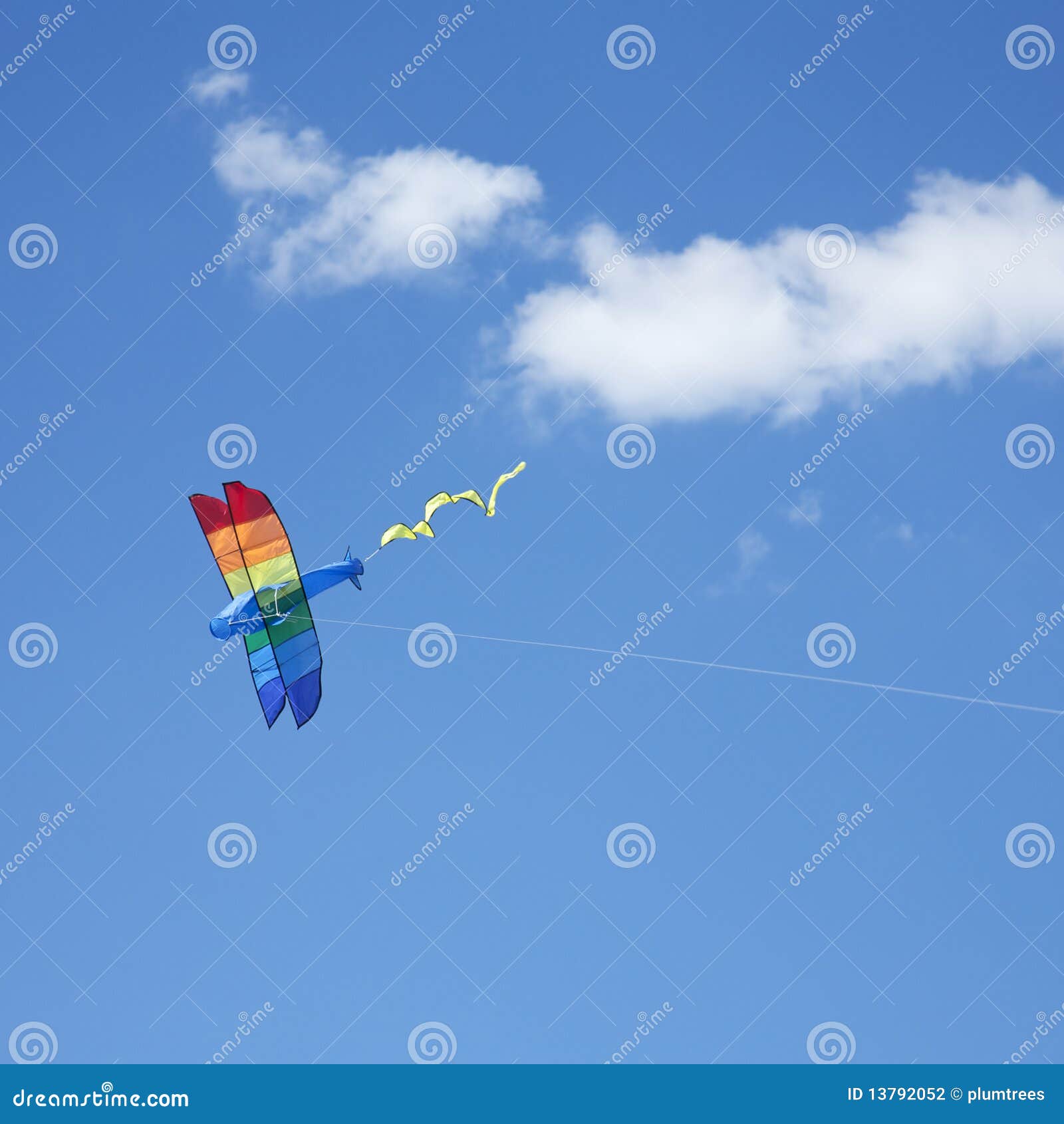Plane, Kite Flying in the Sky Stock Photo - Image of glider, cheerful ...