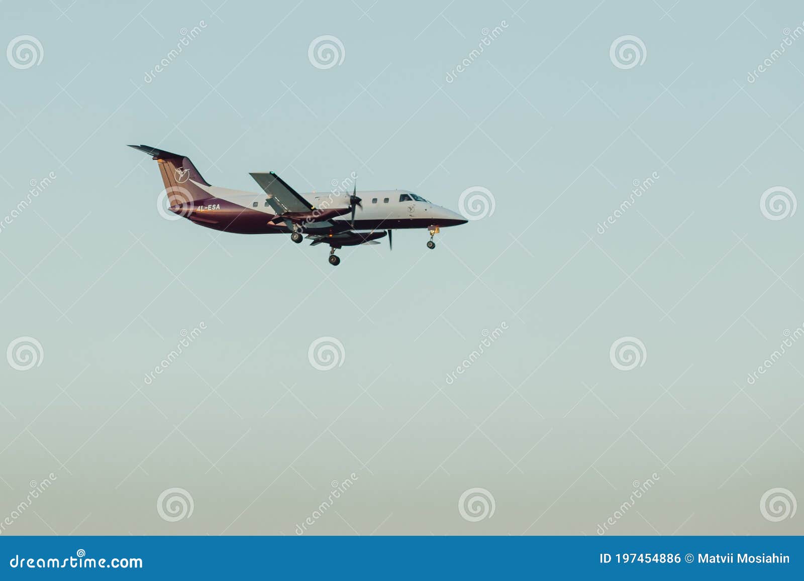 Landing Aircraft Closeup. the Plane is Landing Closeup. Editorial Photo ...