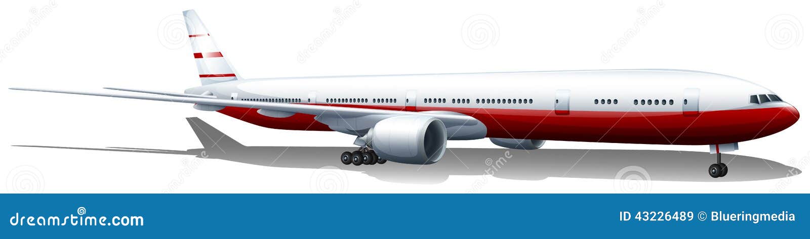 A plane landing stock vector. Illustration of cockpit - 43226489