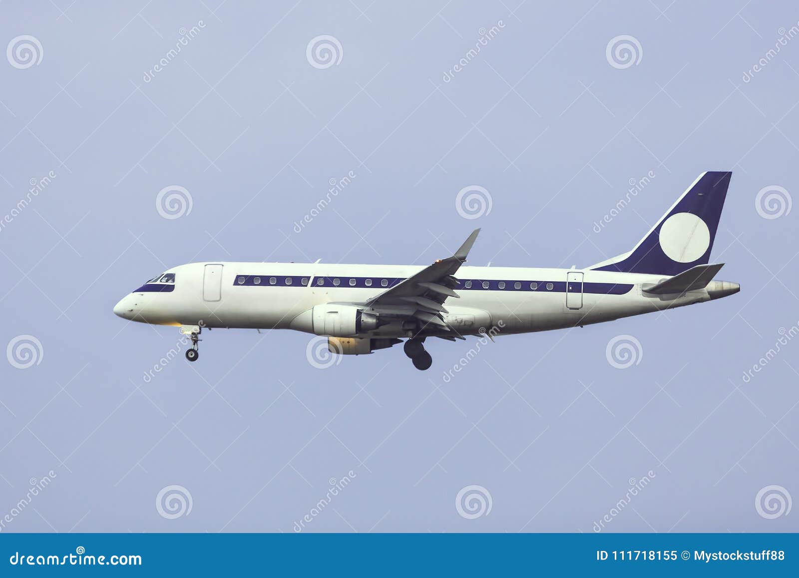 Plane on landing stock image. Image of aviation, side - 111718155