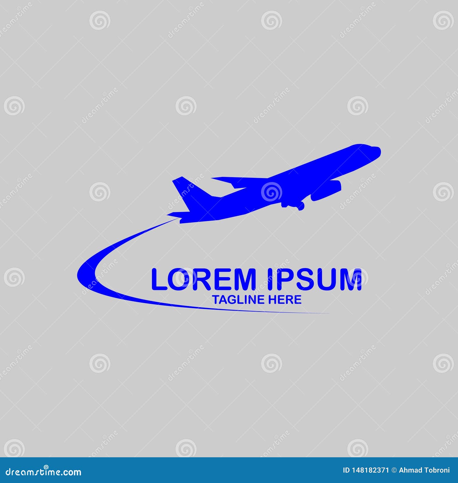 Plane Logo Vector Template Design Illustration Stock Vector ...