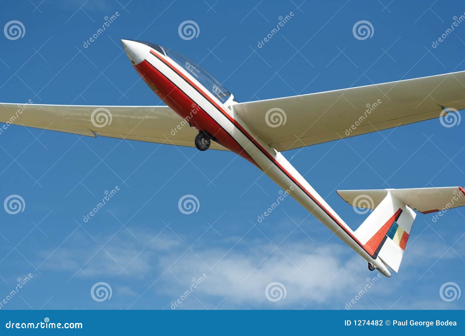Plane with no engine stock photo. Image of glide, light - 1274482