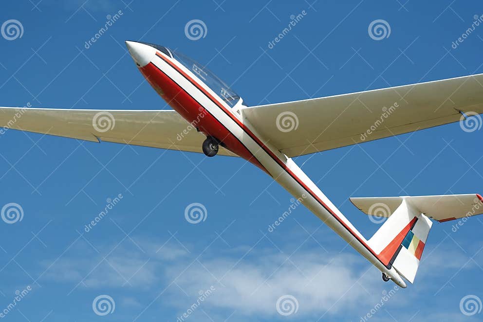 Plane with no engine stock photo. Image of glide, light - 1274482