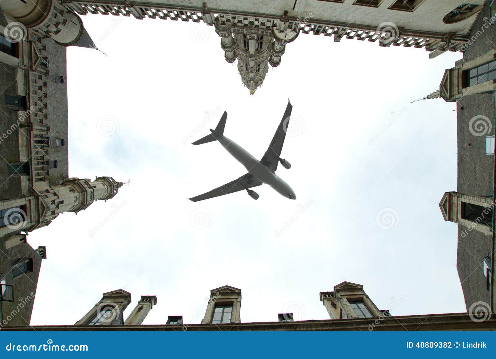 Plane Over The Cave Hole Royalty-Free Stock Image | CartoonDealer.com ...