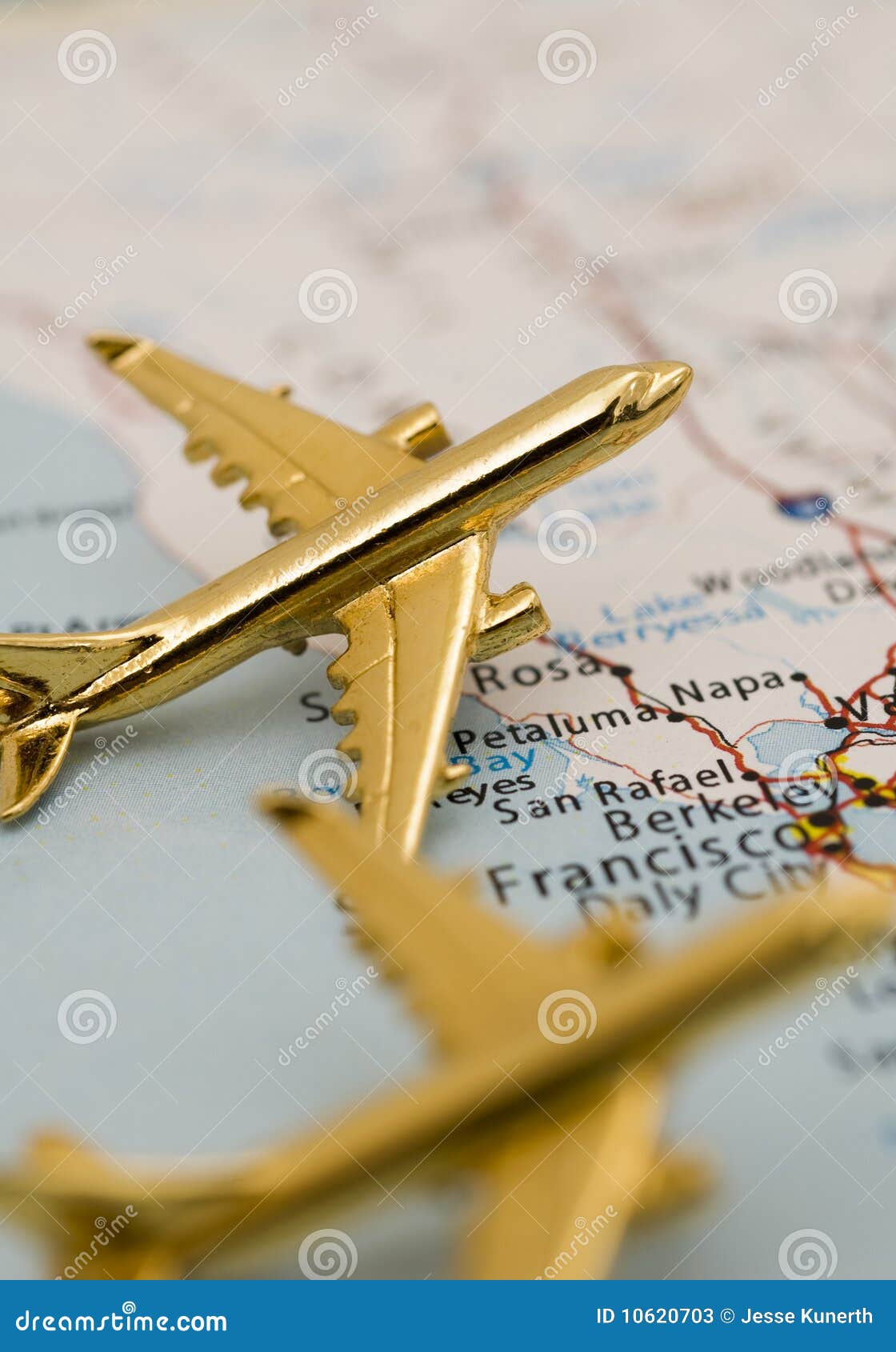Plane Over LA, California stock image. Image of travel - 10620703