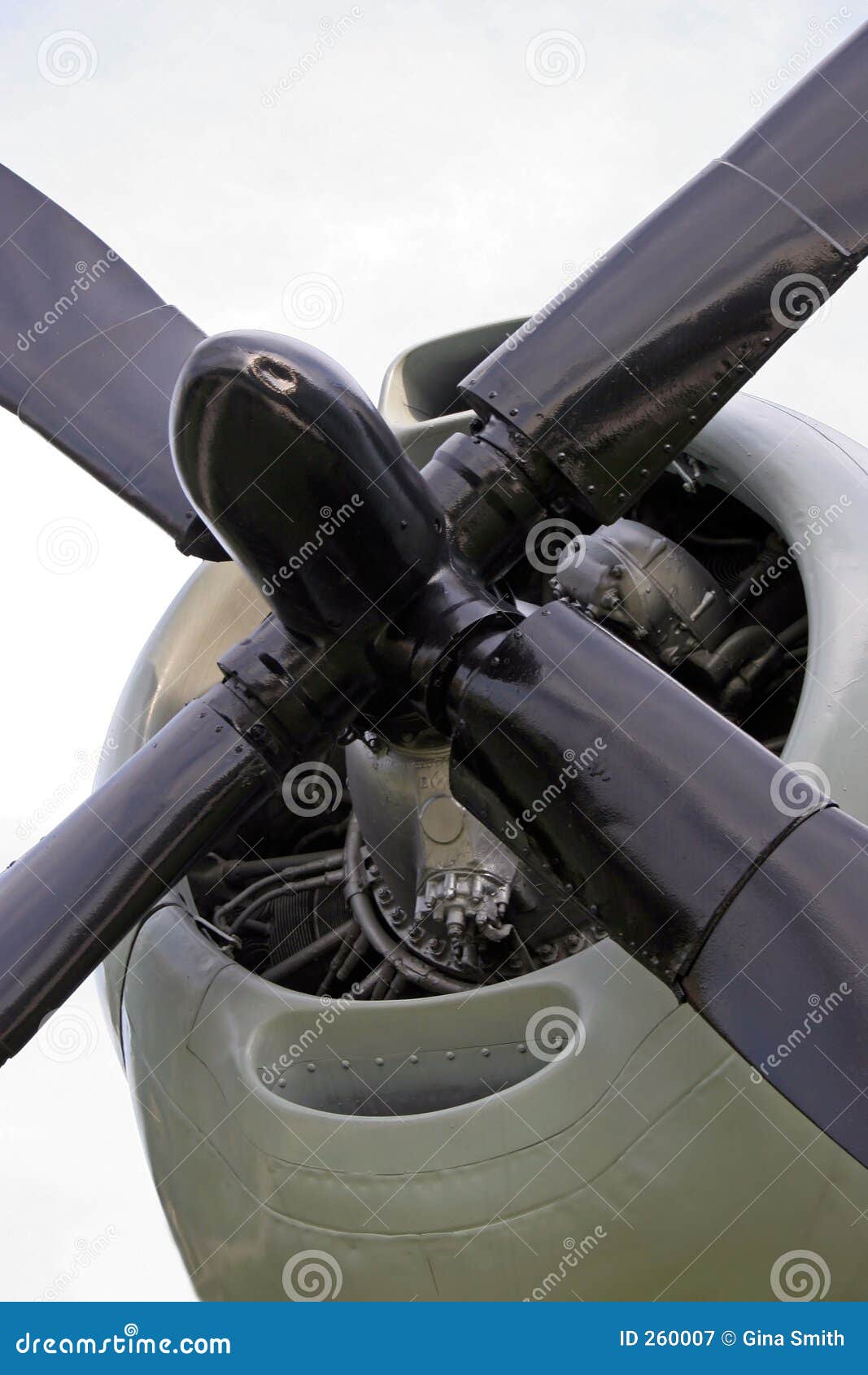 Plane propeller stock image. Image of fighter, airplane - 260007