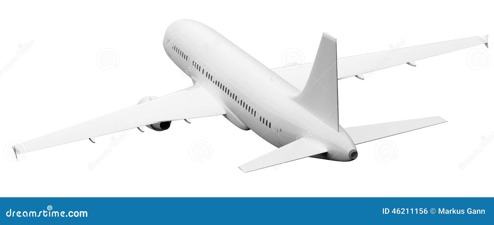 Plane rear view stock illustration. Illustration of speed - 46211156