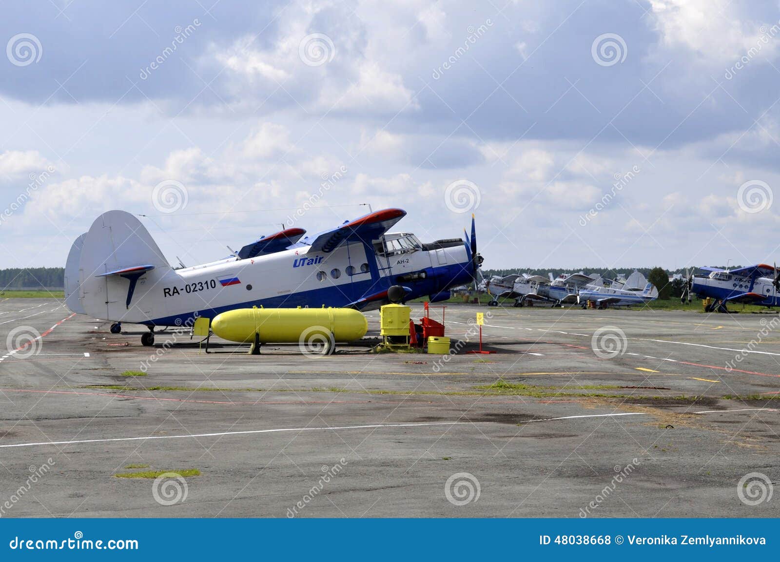 The an-2 Plane on a Runway. Editorial Stock Photo - Image of equipment ...