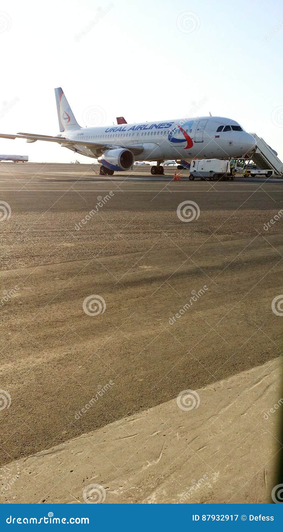 The plane on the runway. editorial photography. Image of russia - 87932917