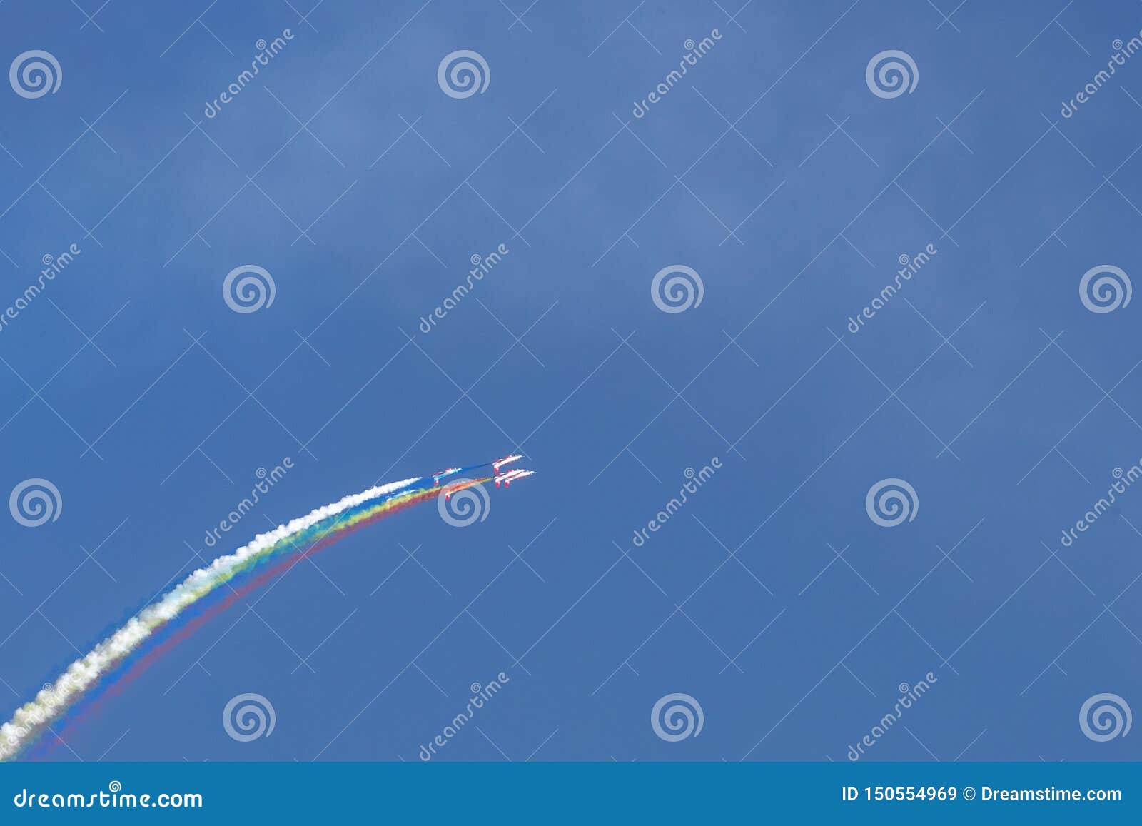 Fighter Planes Flying in the Blue Sky Stock Image - Image of peace ...