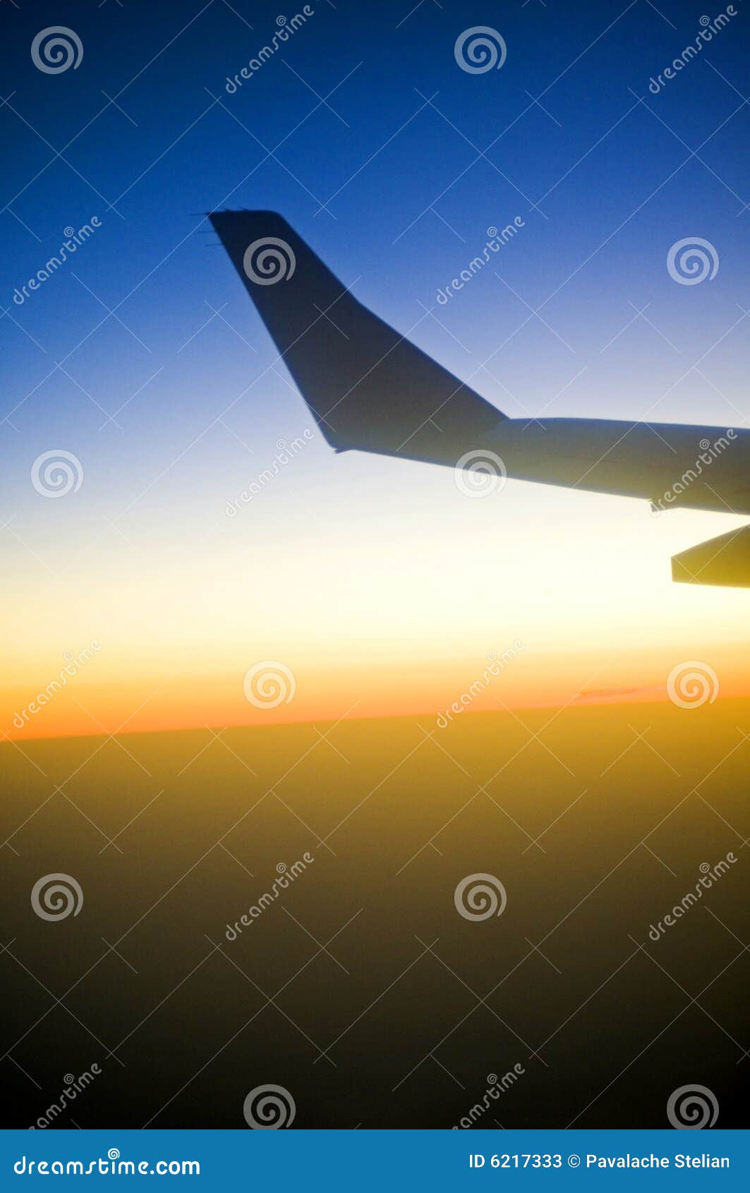 Plane and sunset stock image. Image of horizon, sunset - 6217333