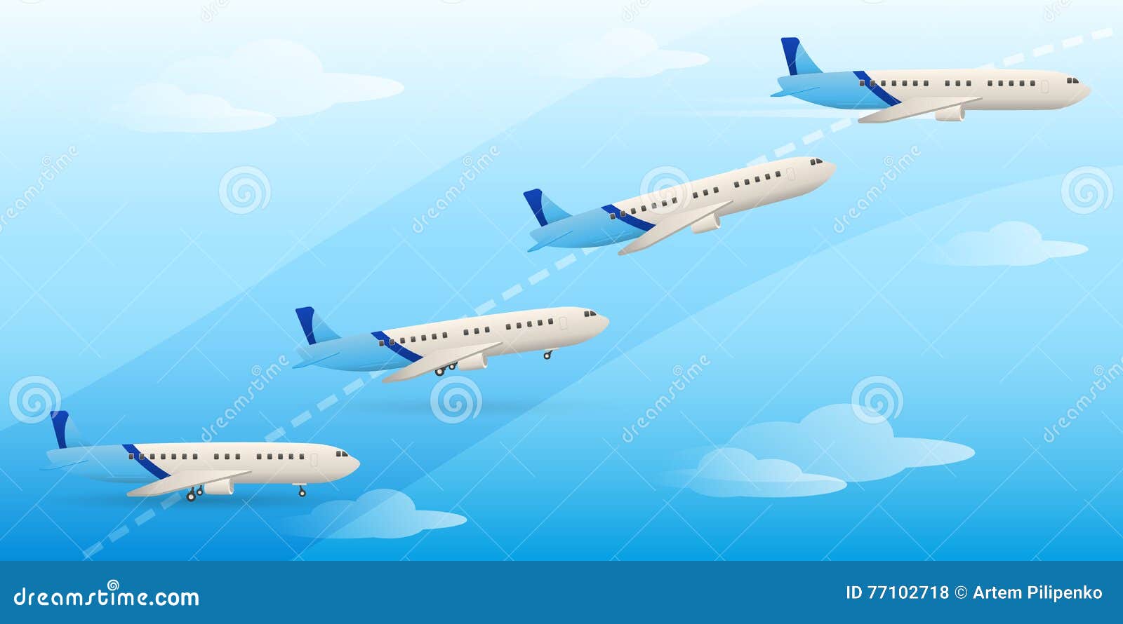Plane Takeoff. Airplane Takeoff Stages Stock Vector - Illustration of ... Plane Takeoff. Airplane Takeoff Stages Stock Vector - Illustration of ...