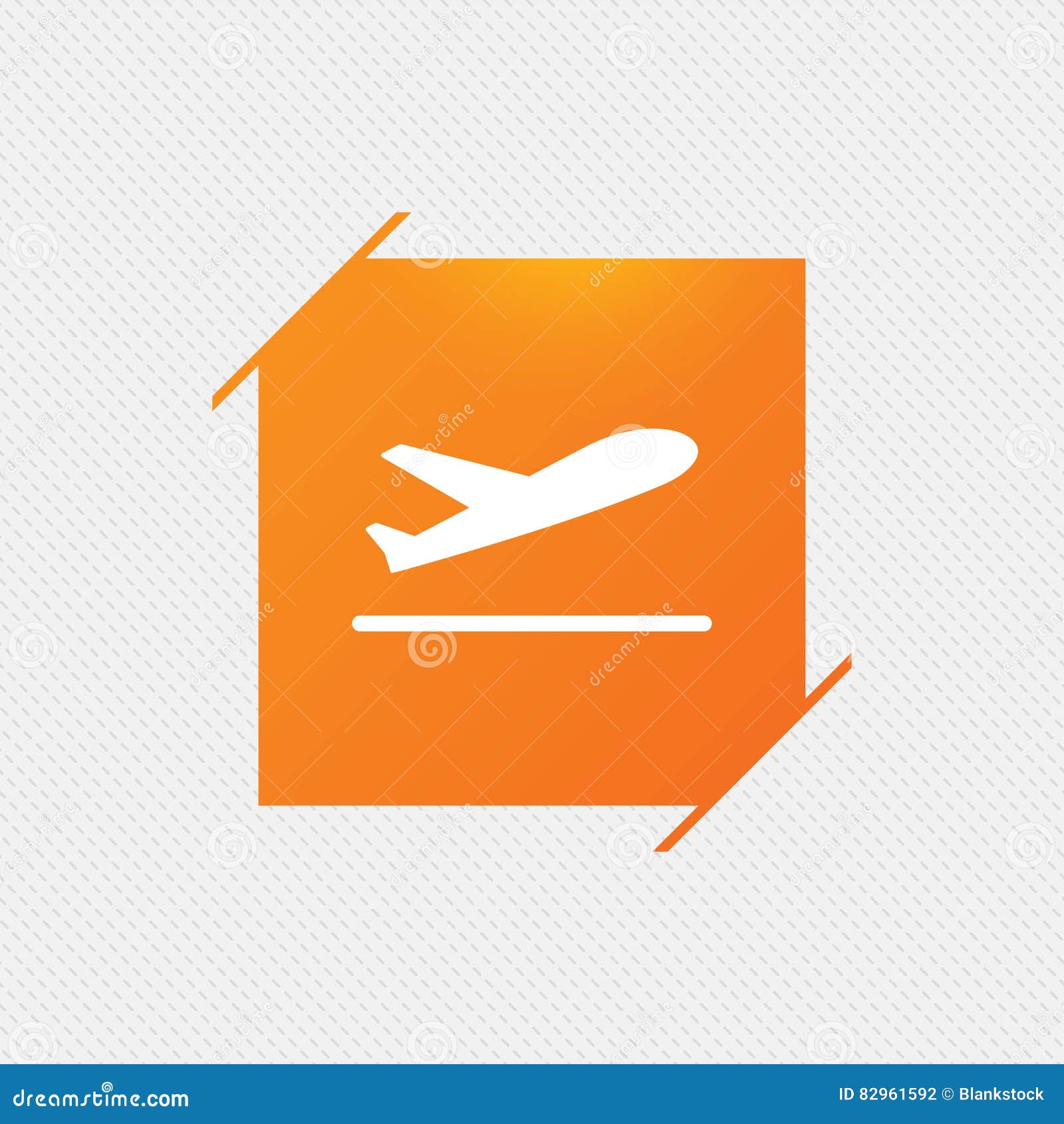 Plane Takeoff Icon. Airplane Transport Symbol Stock Vector ...