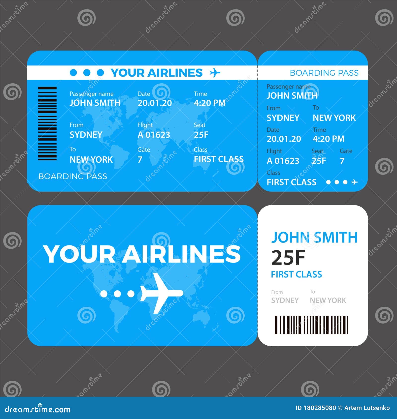 Simple Plane Ticket