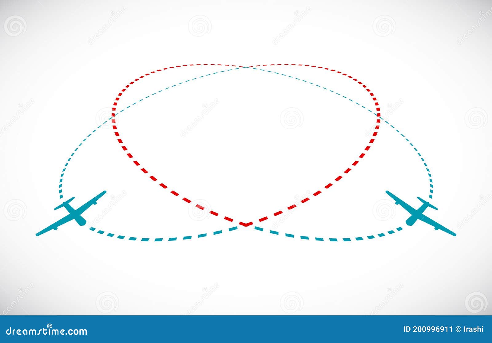 Plane track heart shape stock vector. Illustration of aircraft - 200996911