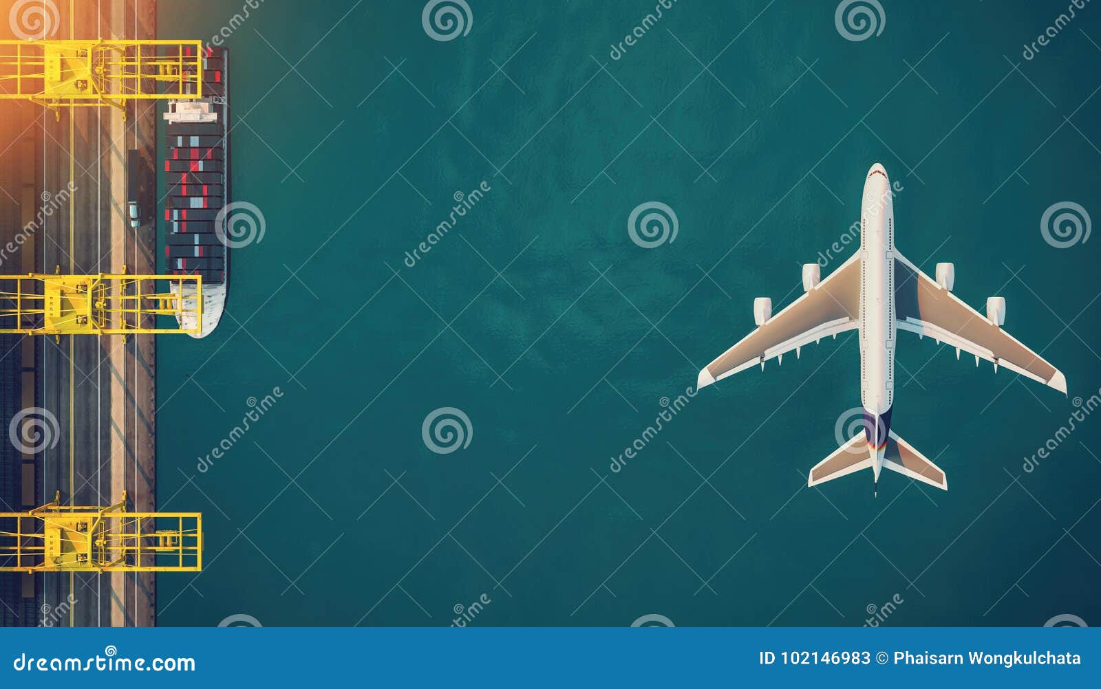 Plane Trucks are Flying Towards the Destination with the Brightest ...