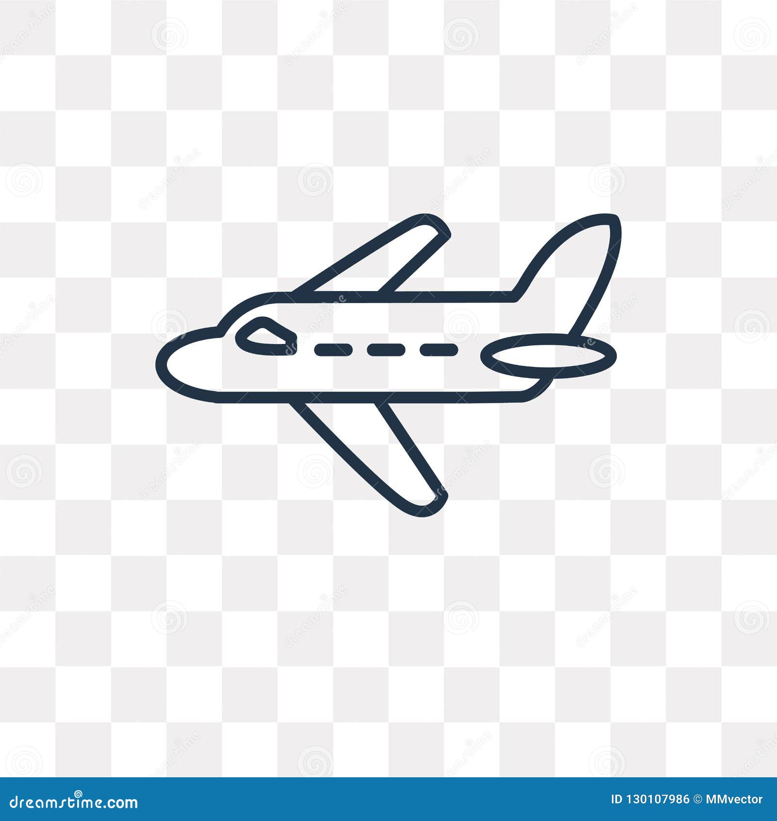 Airplane Vector Outline