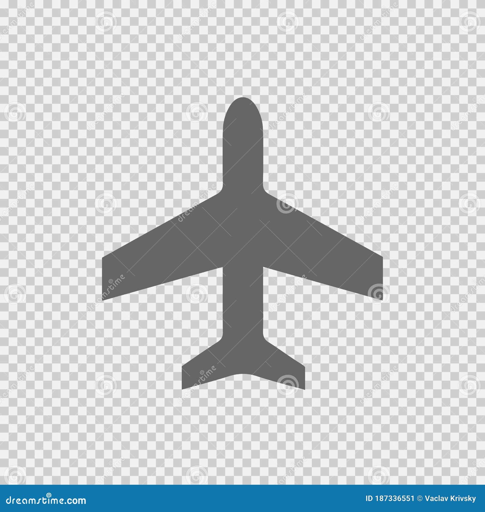 Plane Vector Logo Icon. Simple Isolated Airplane Symbol Sign Stock ...