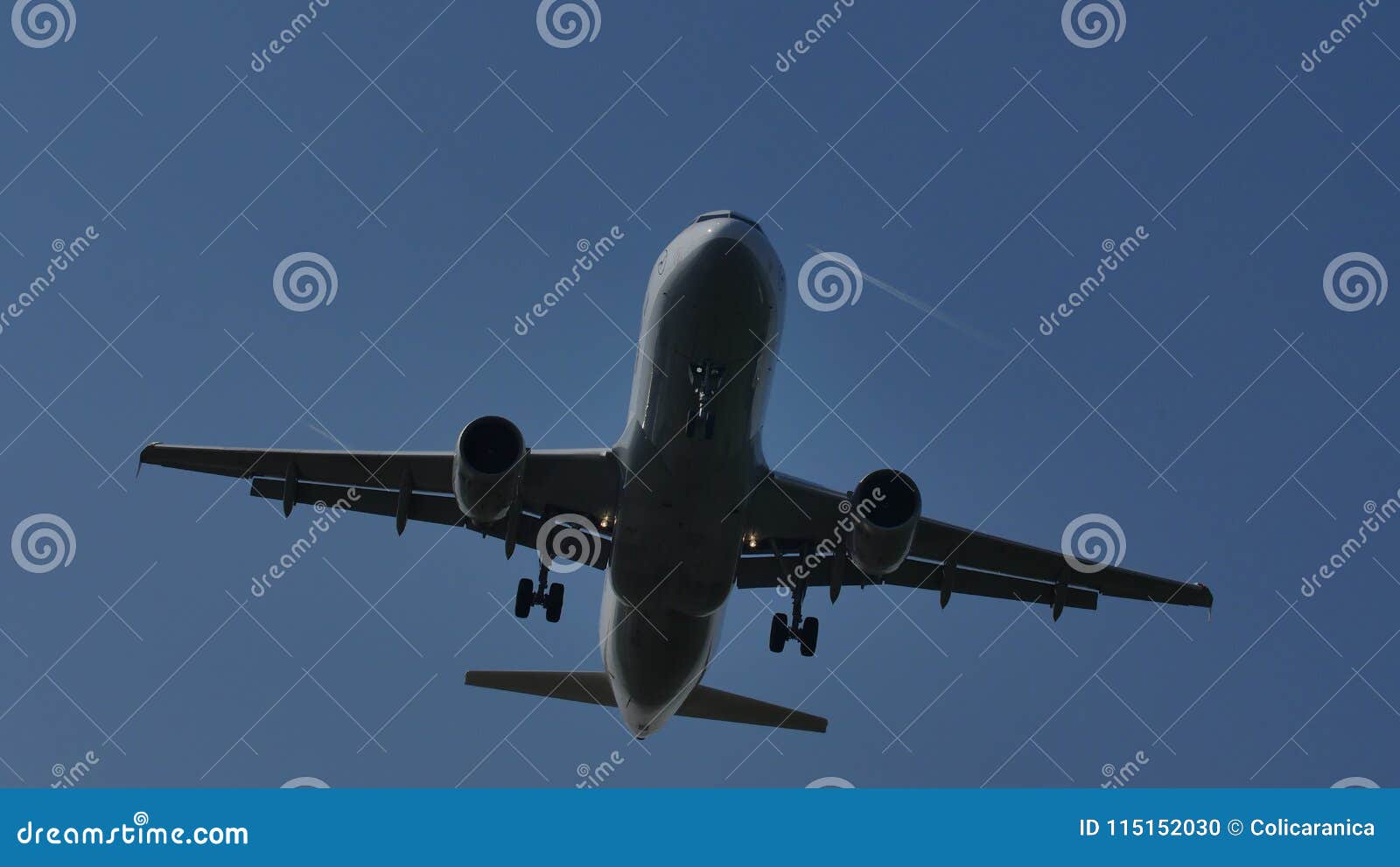 Plane View from Below, Belly, Close-up View Editorial Image - Image of ...
