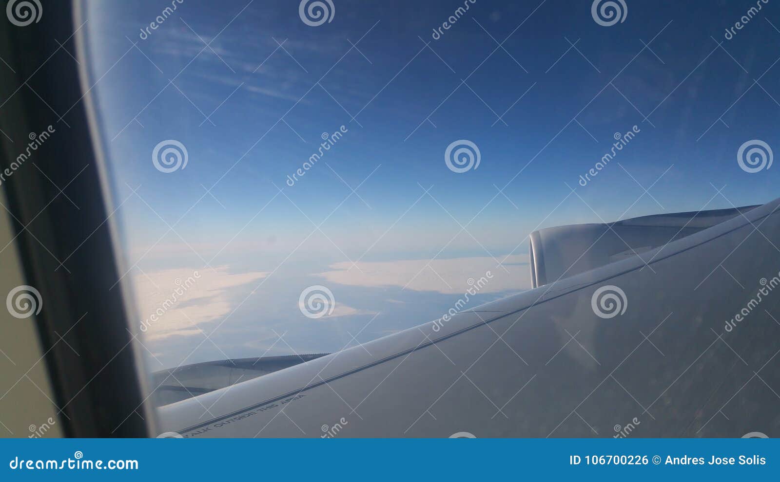 Plane View from the window stock photo. Image of aerial - 106700226