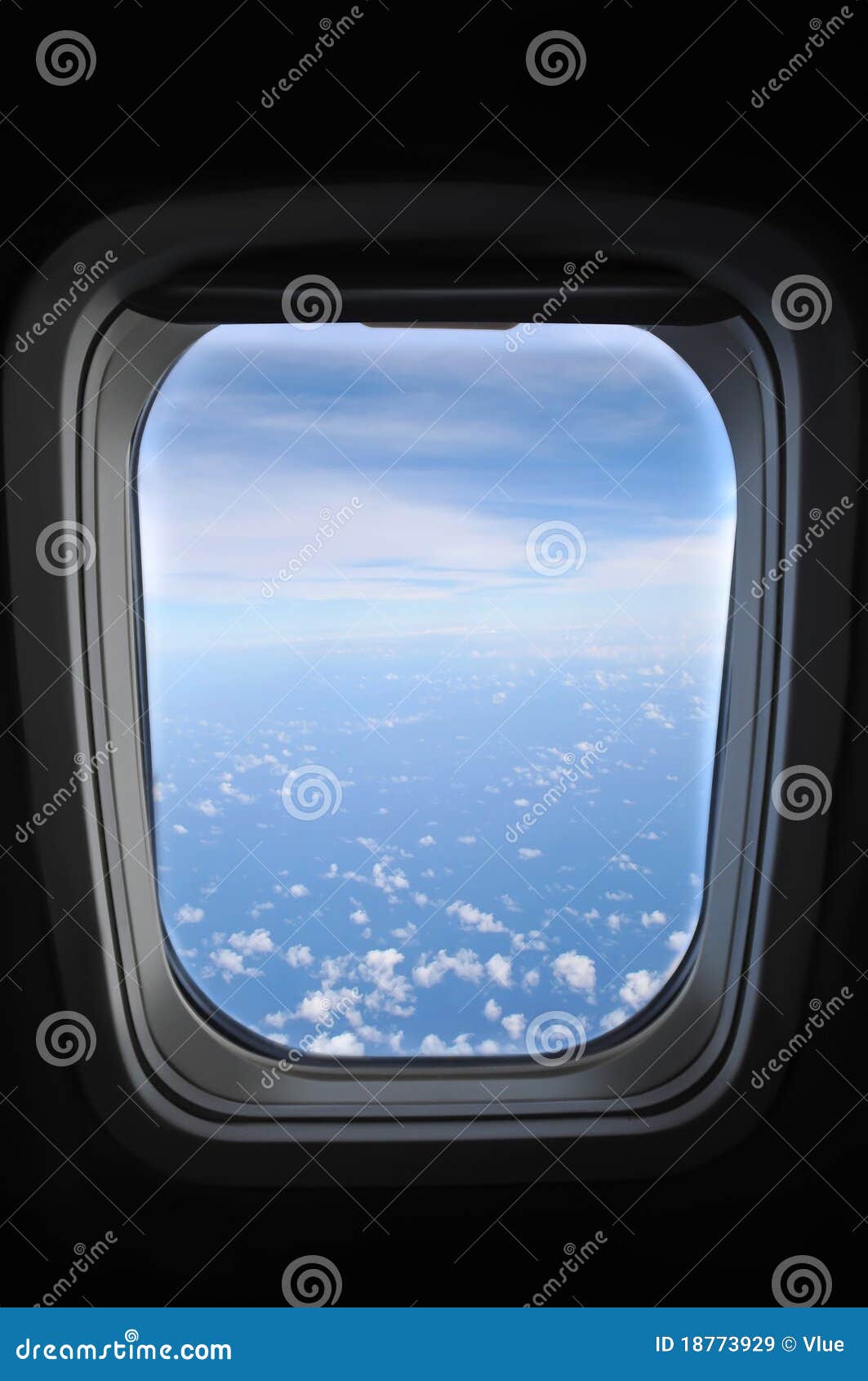 Plane Window View Of Landing At Vagar Airport On Faroe Islands Royalty ...