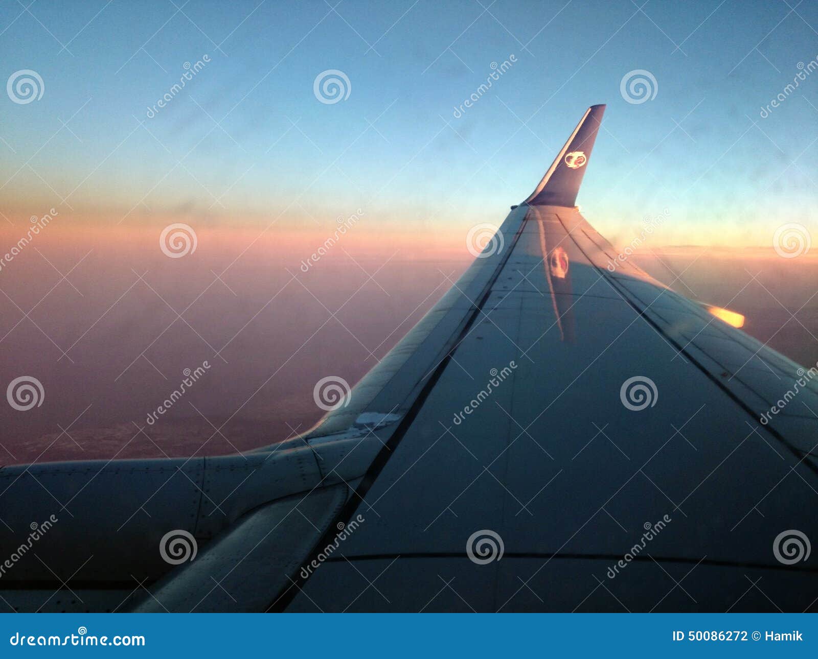 Plane wing editorial photography. Image of boeing, aerial - 50086272