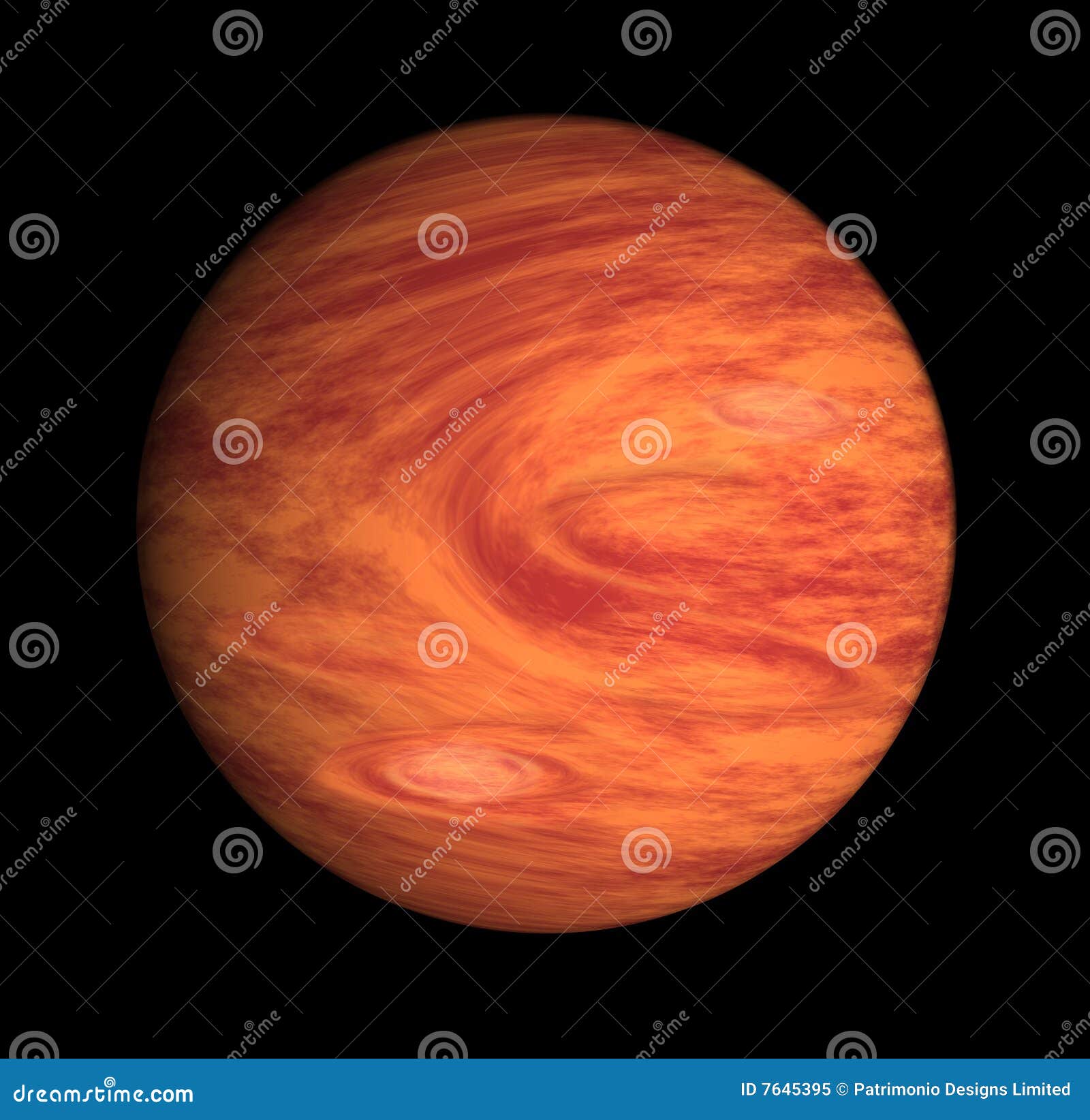 Planeet Jupiter stock illustratie. Illustration of wetenschap - 7645395