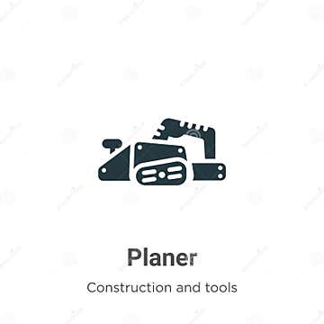Planer Vector Icon on White Background. Flat Vector Planer Icon Symbol ...