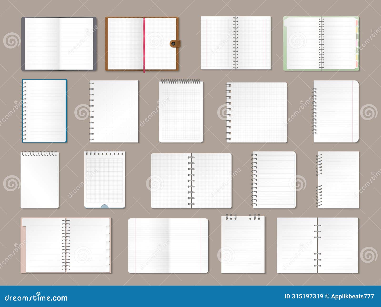 Sheets Of Notebook Paper Royalty-Free Stock Photography | CartoonDealer ...