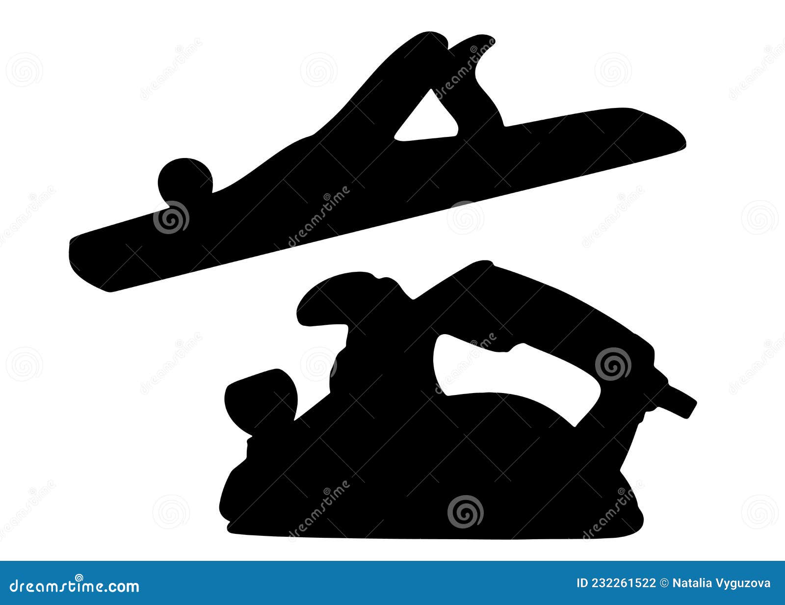 Planers for Woodworking. Vector Image Stock Vector - Illustration of ...