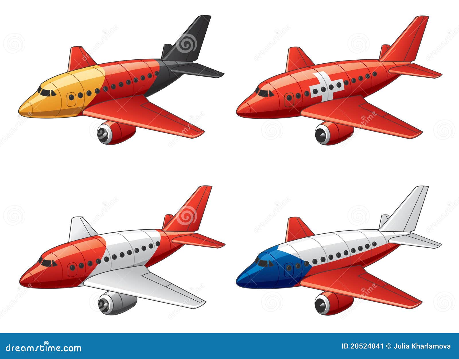 Planes in European Flags Colors Stock Vector - Illustration of arms ...
