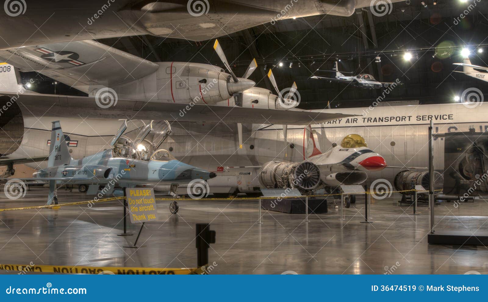 Planes at the USAF Museum, Dayton, Ohio Editorial Stock Image - Image ...